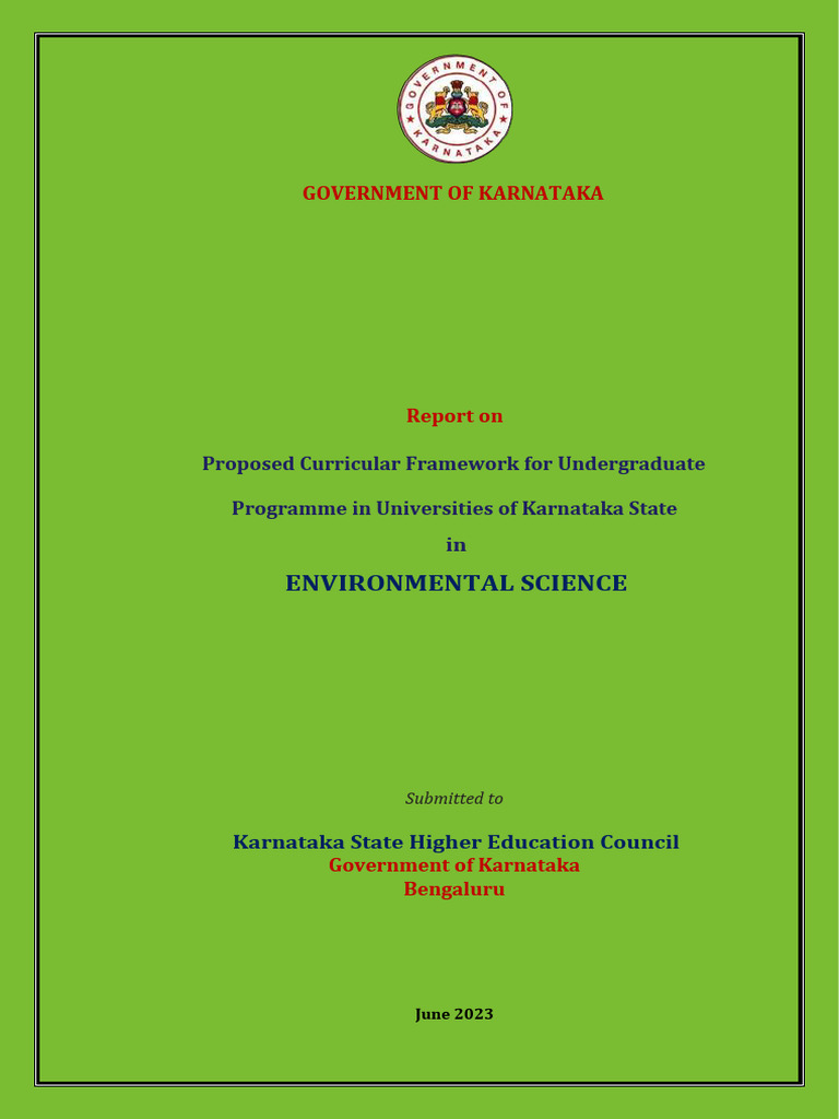 5 Thand 6 Thsem Environmental Science | PDF | Curriculum | Wellness