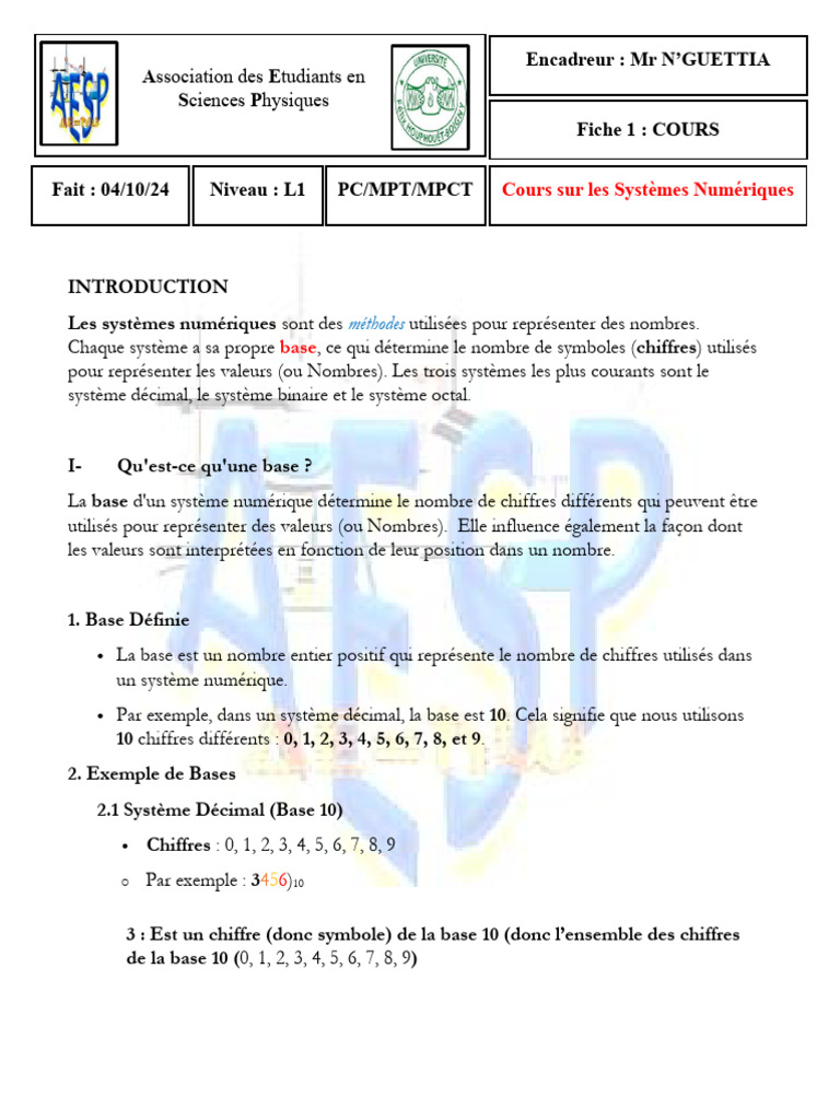 Initiation Informatique | PDF