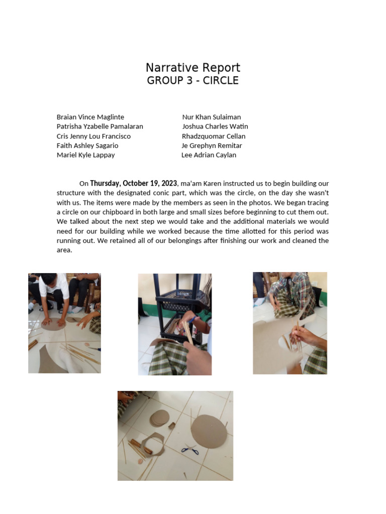 Narrative Report | PDF