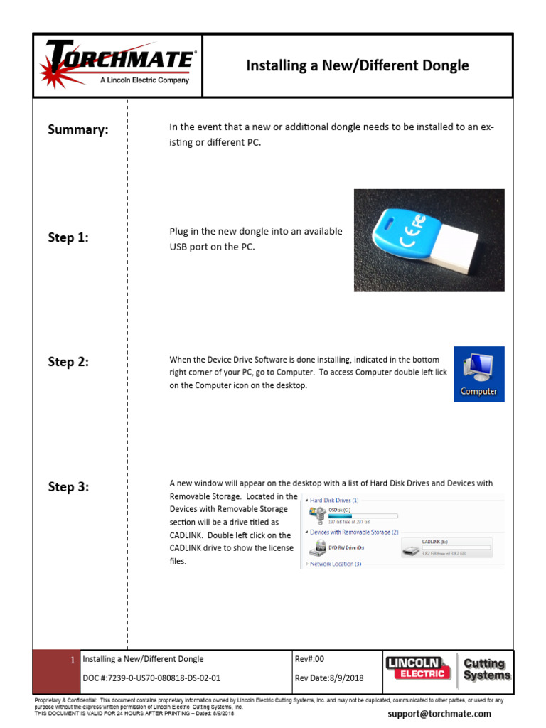 Installing a New-Differnet Dongle | PDF