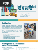 Causas y Consecuencias de La Informalidad | PDF | Business | Ciencias económicas