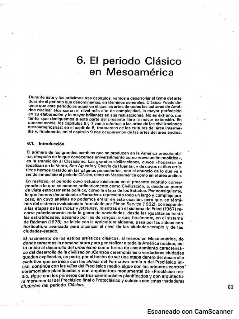 Tp12 El Periodo Clasico en Mesoameŕica | PDF