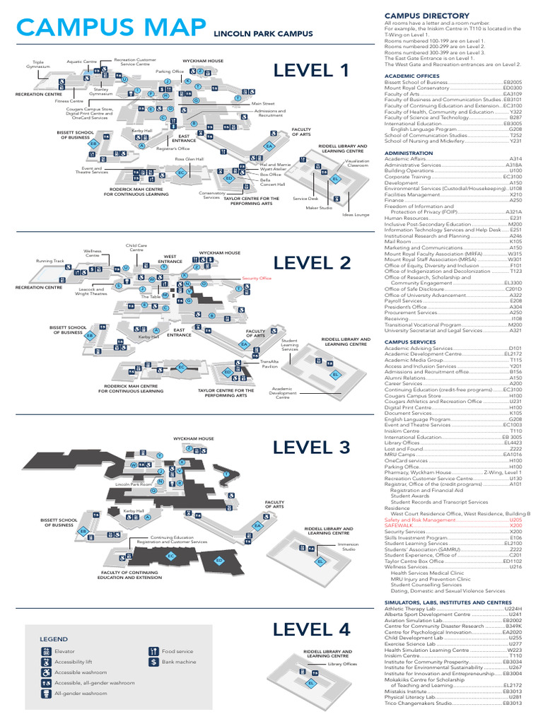 Campus - Map For UofC | PDF