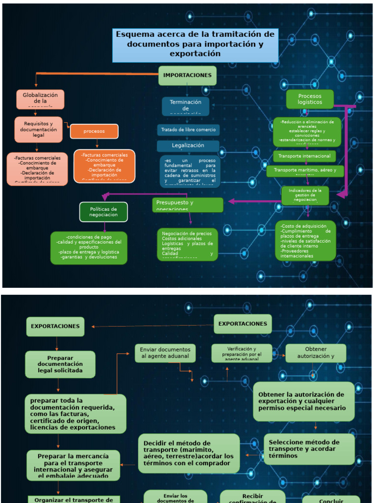 Diagrama Sobre Documentación de Importación y Exportación. GA3-210101029-AA1-EV01 | PDF