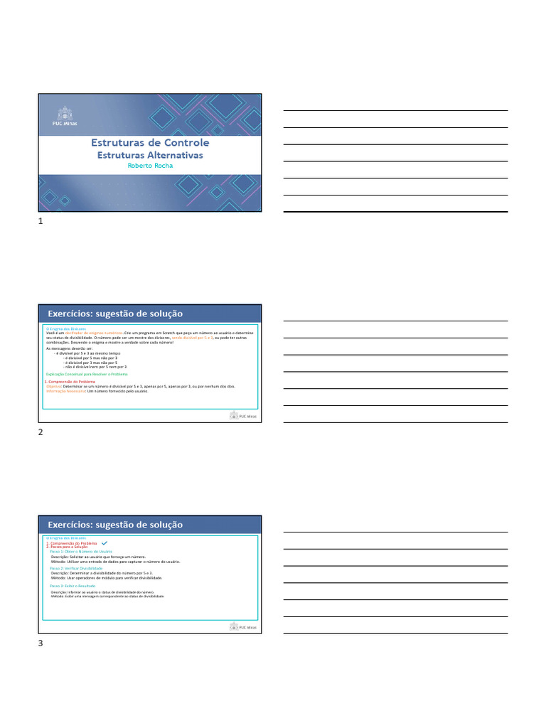 Aula 06 - Scratch - Condicional Ex04 - Enunciado | PDF
