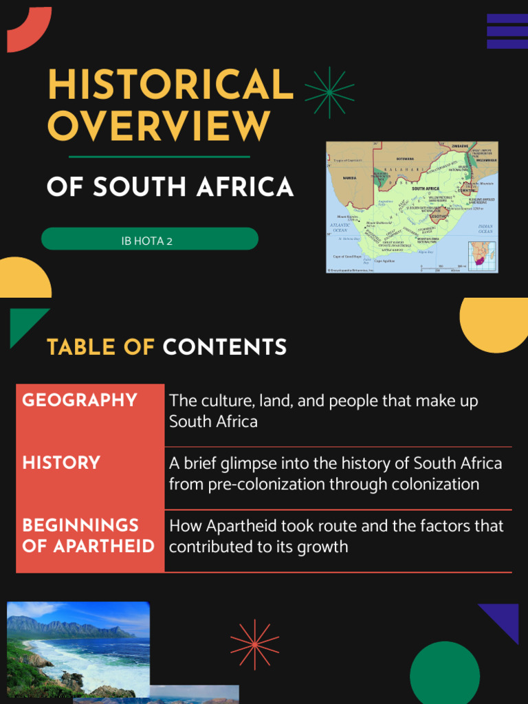Overview of South Africa Notes | PDF | South Africa | Travel