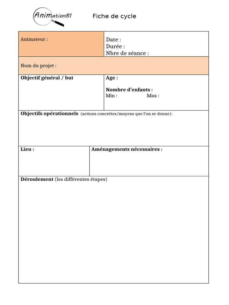 Fiche de Projet 2018 | PDF