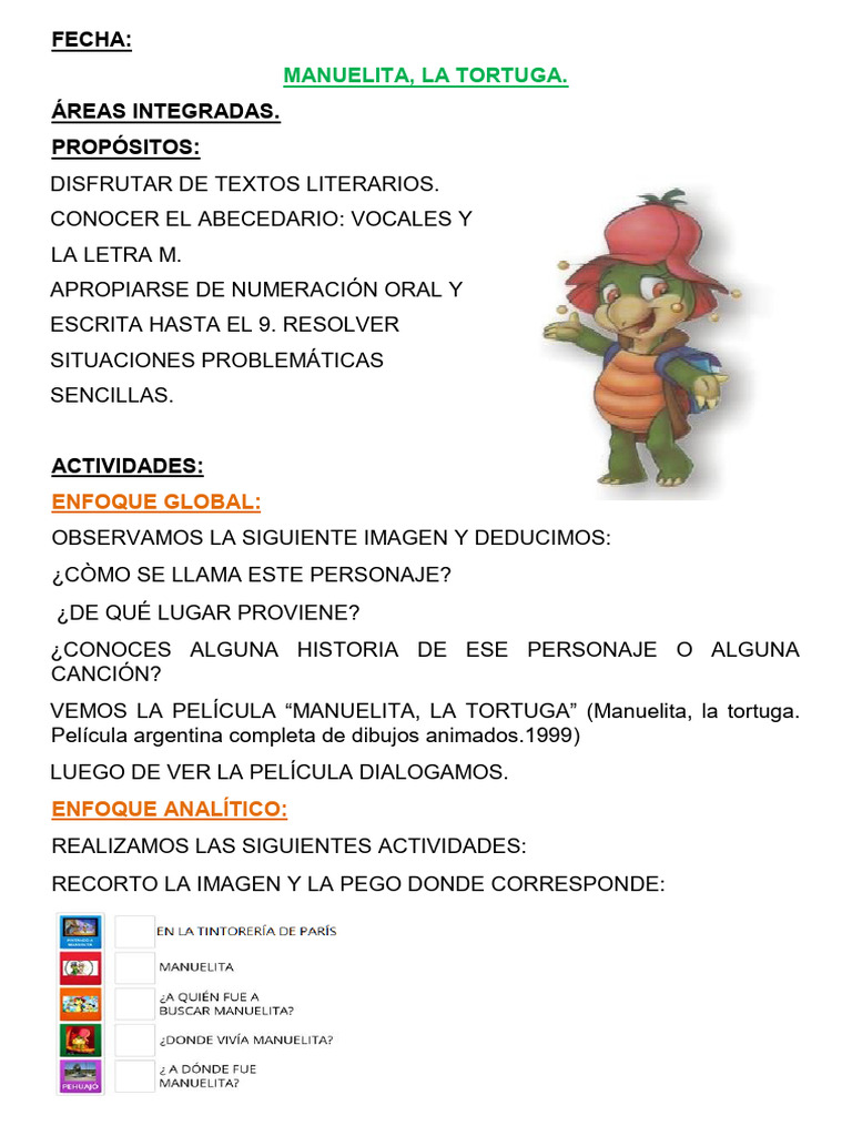 Secuencia Manuelita | PDF