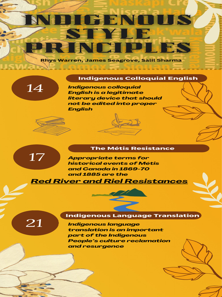 Indigenous Style Principles | PDF