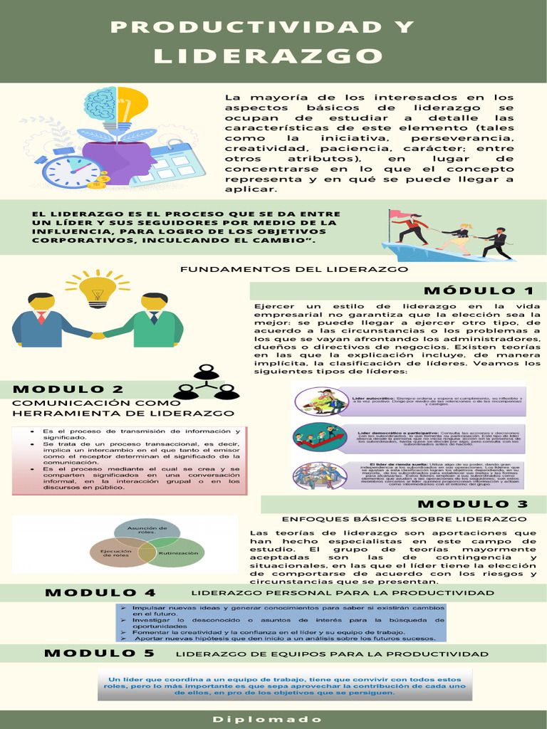 Infografia Liderazgo | PDF