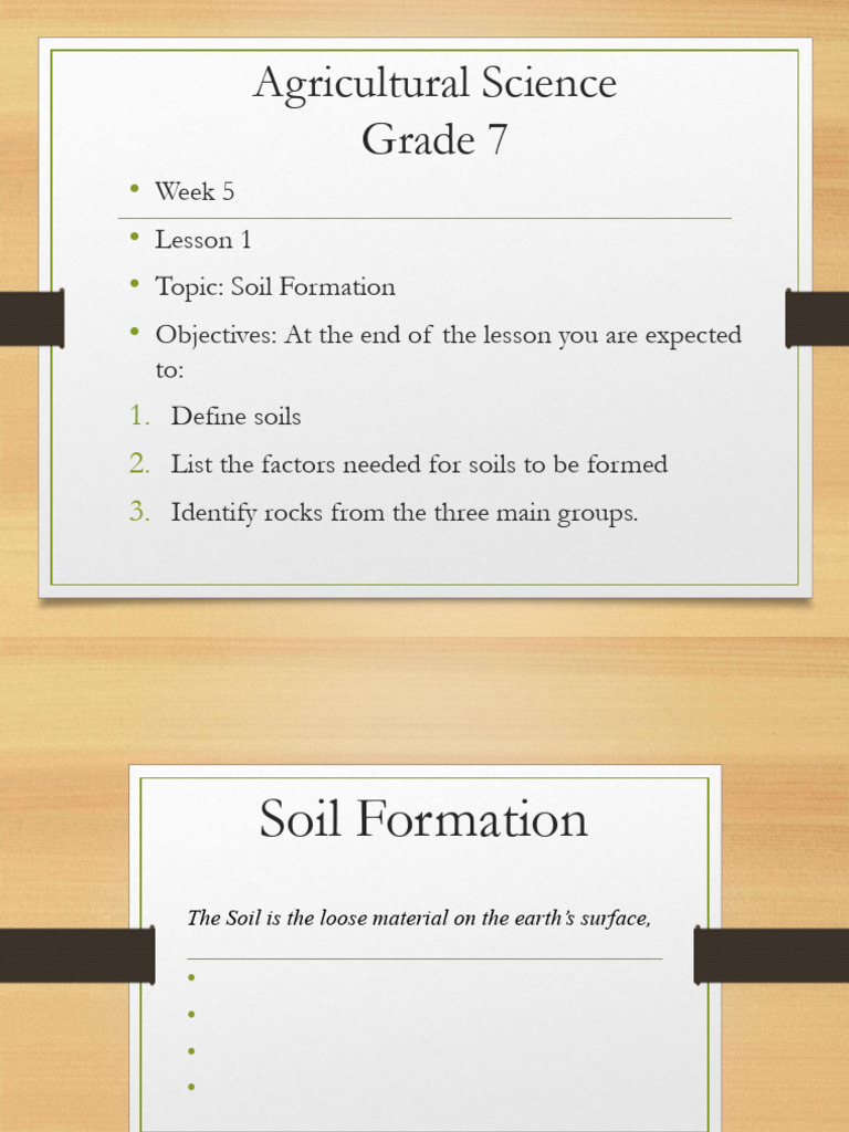 Grade 10 Agriculture Science Week 5 Lesson 1 | PDF Grade 10 Agriculture Science Week 5 Lesson 1 | PDF