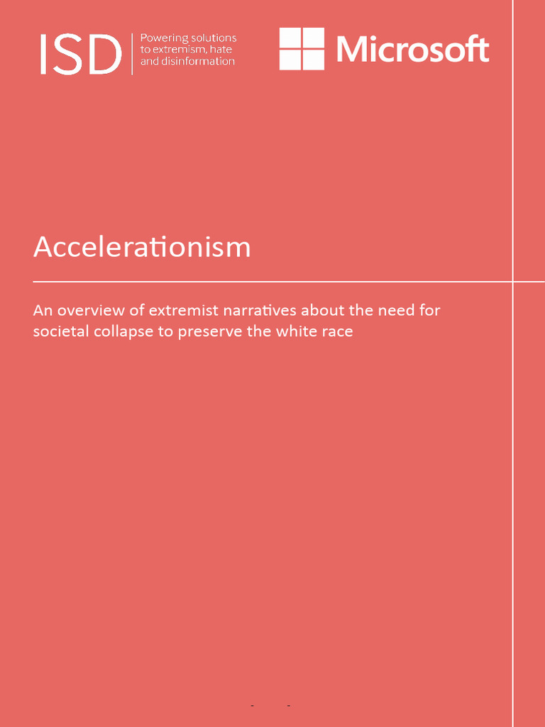 Accelerationism ISD External August2022 | PDF