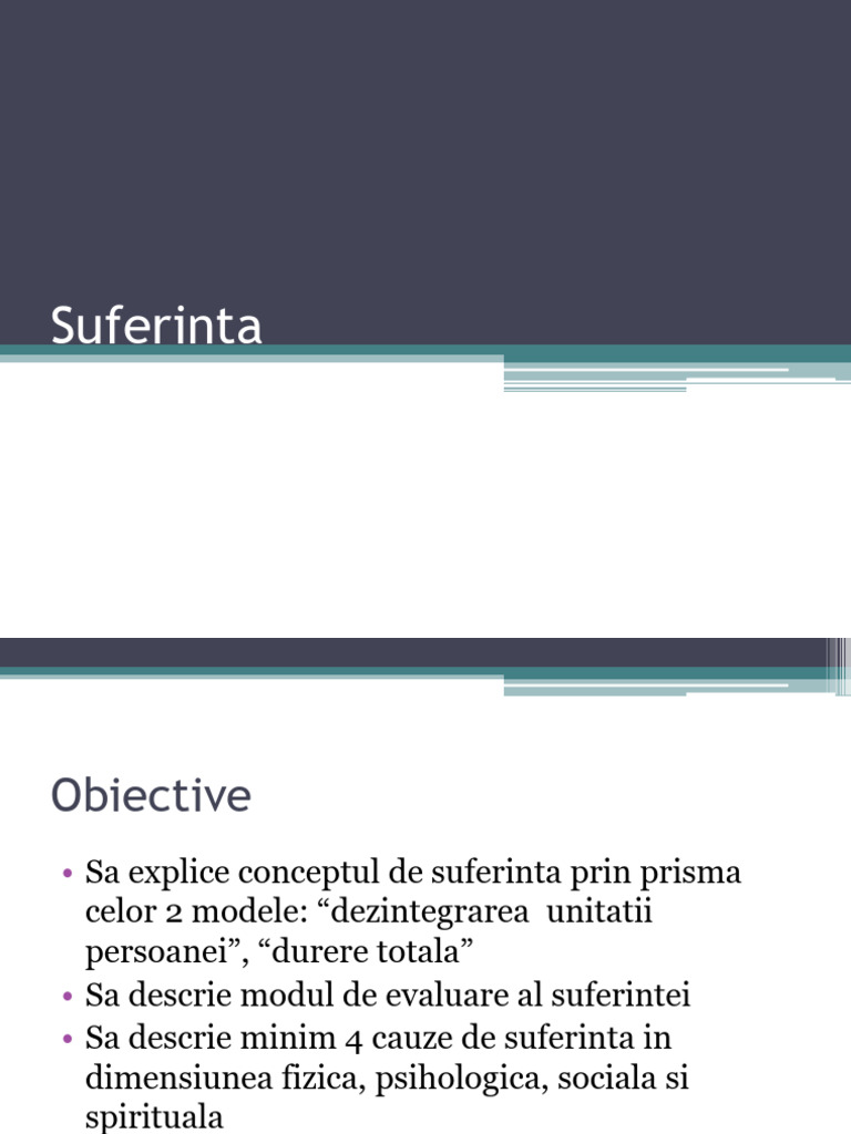 Suferinta | PDF