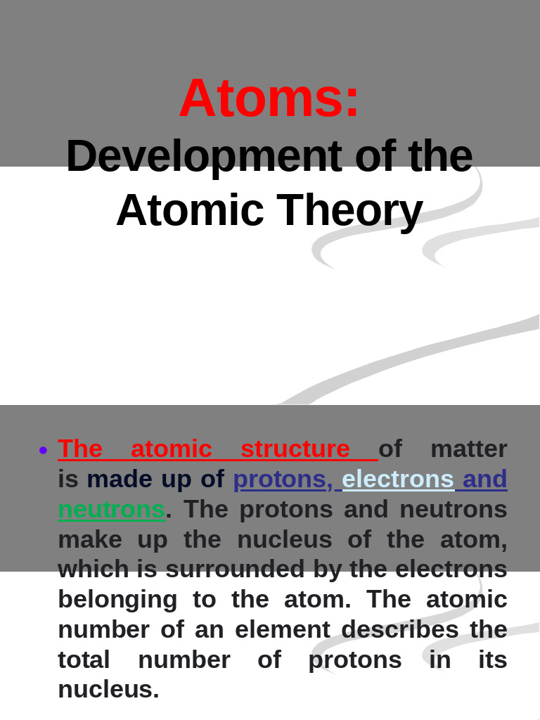 ATOMIC-STRUCTURE - PPT 20240910 001244 0000 | PDF
