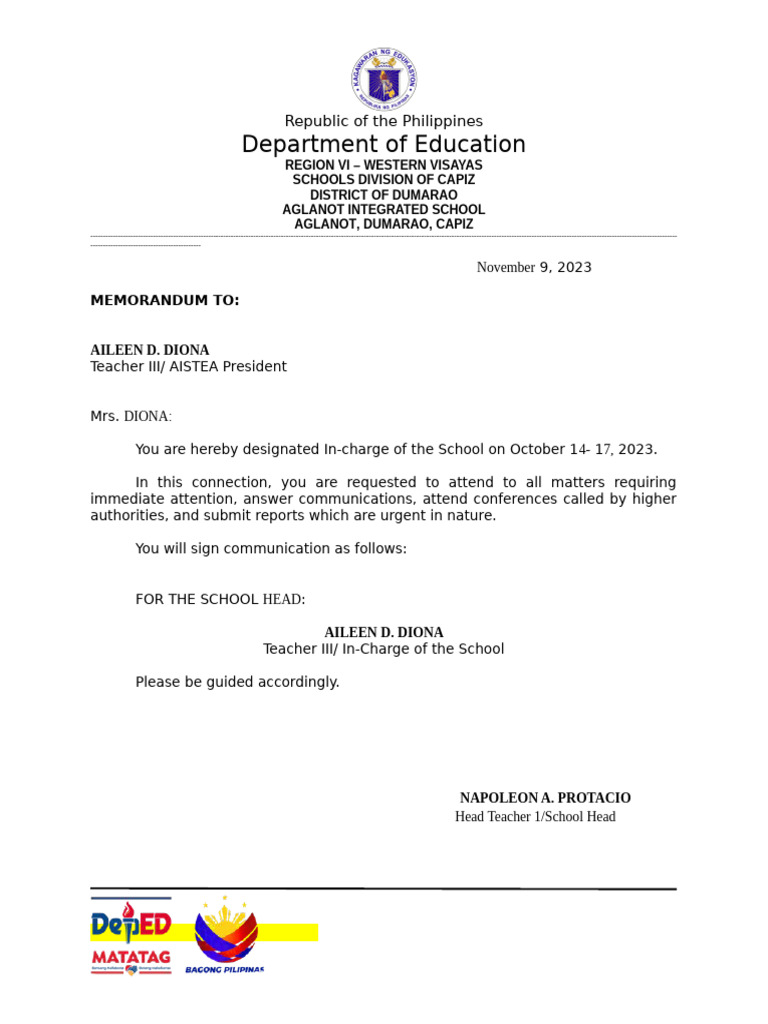 Designation Oic | PDF