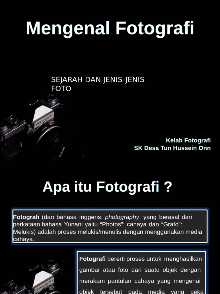 01 - Mengenal Fotografi | PDF