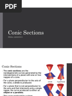 Conic Sections Class 11 Notes | PDF | Ellipse | Circle