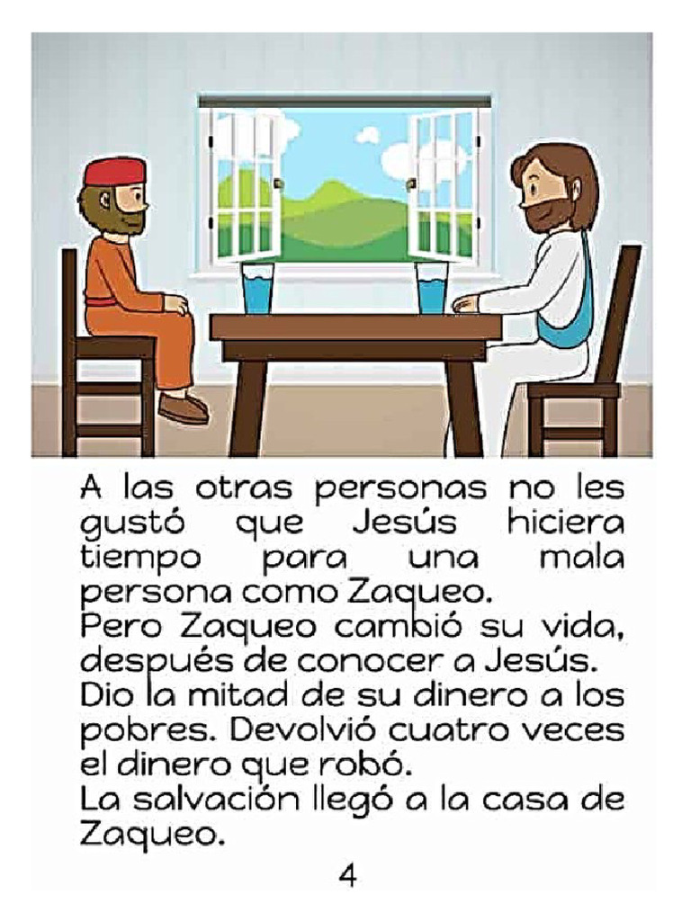 Lectura de Zaqueo | PDF