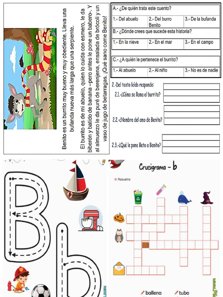 Tarea de Comunicacion Letra B | PDF