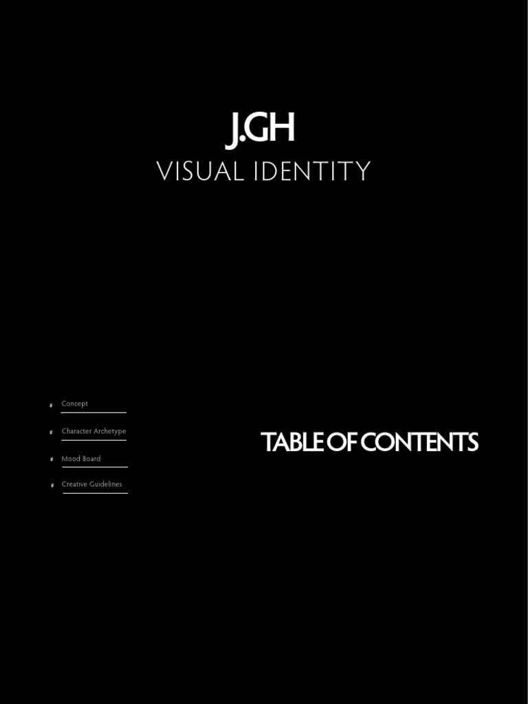 J.GH Brand Book | PDF