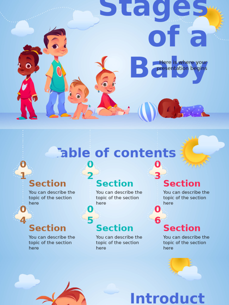 Stages of A Baby by Slidesgo | PDF