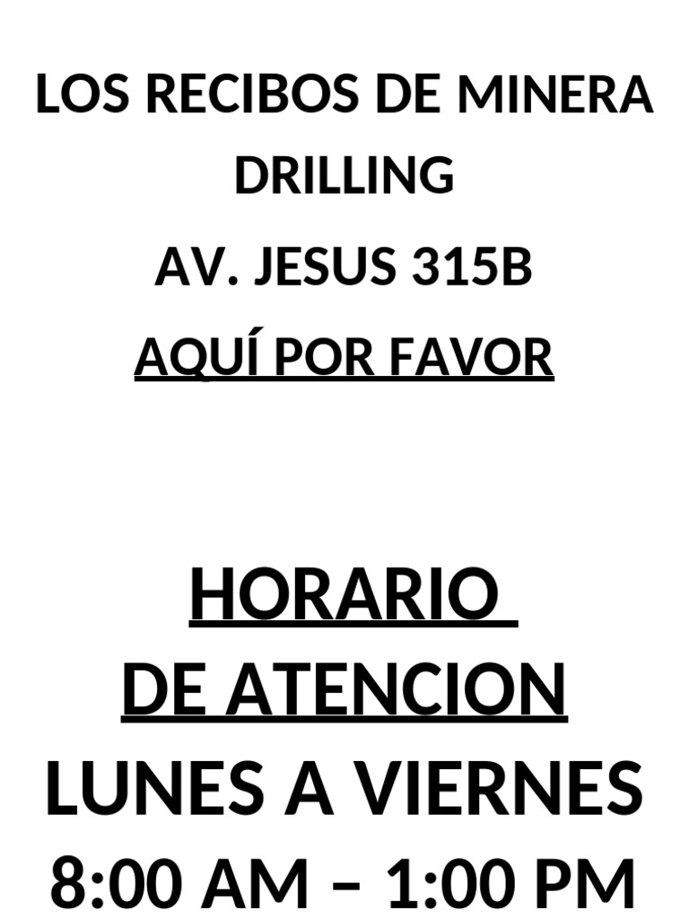 Letrero Entrada | PDF