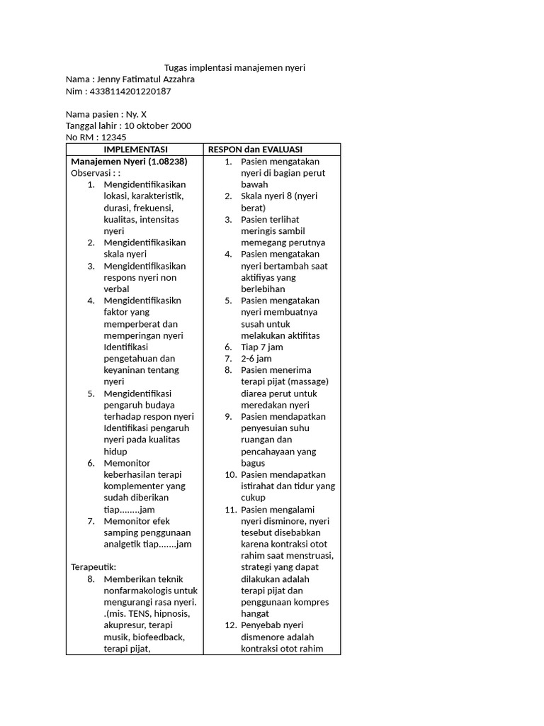 12 Benar Obat Jenny | PDF