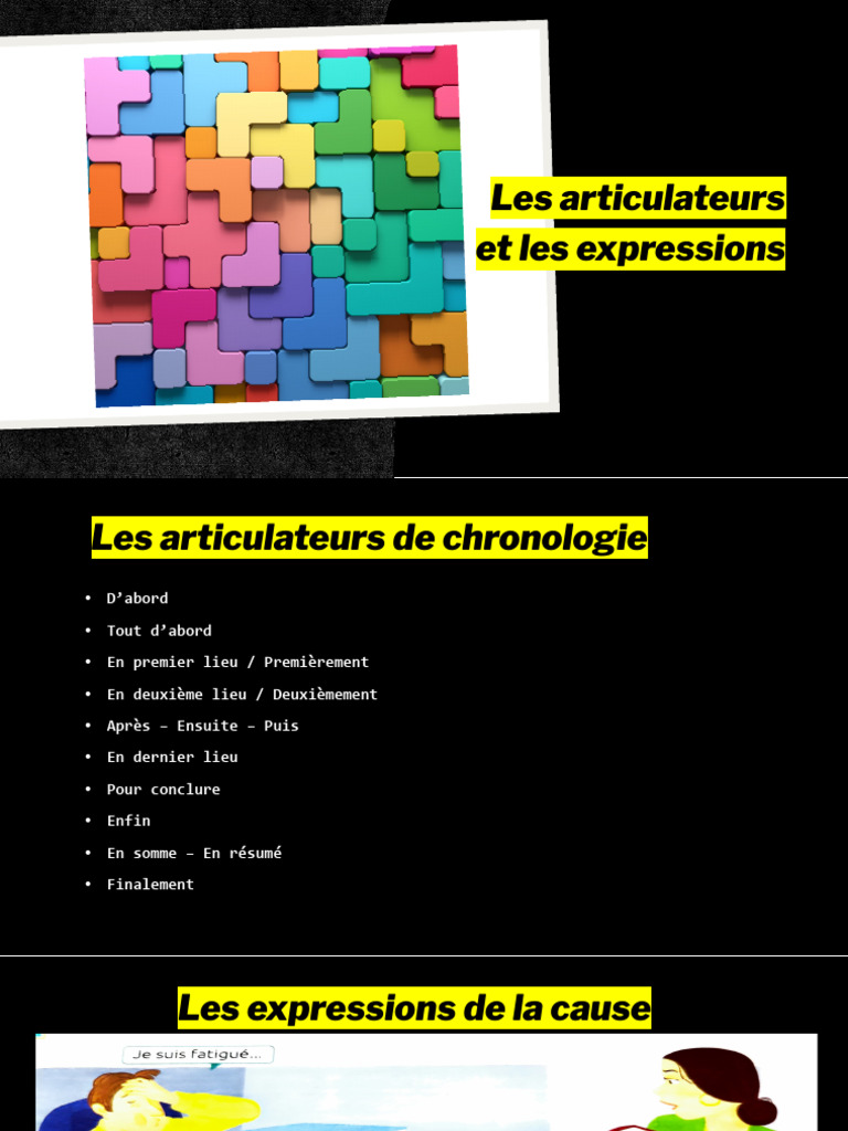 Les Articulateurs Et Expressions | PDF