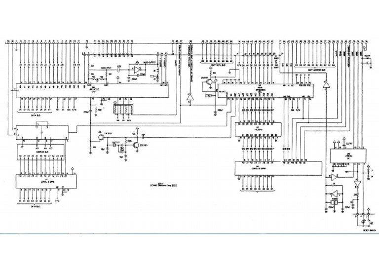 03 Esquema NES-001 CPU, PPU, RAM, CIC | PDF