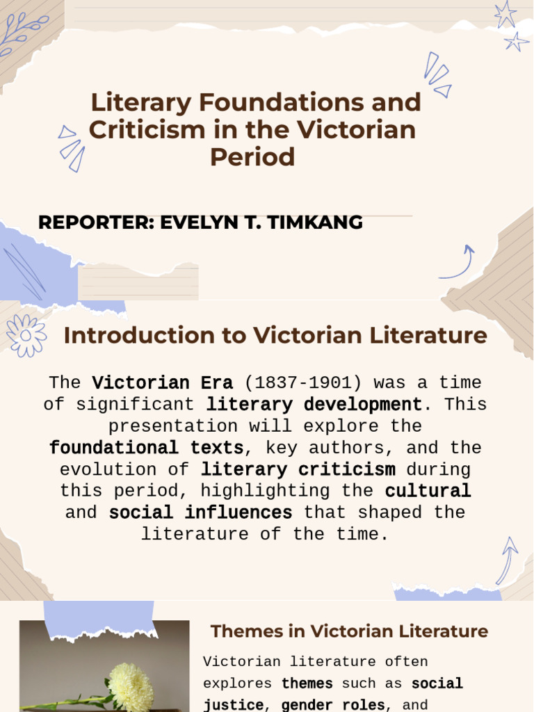 Slidesgo Unraveling The Threads Literary Foundations and Criticism in ...