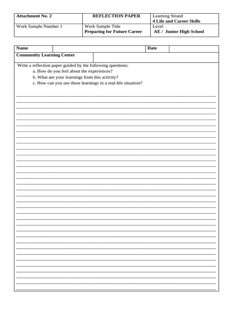 LS4 WS1 Road To Employment | PDF