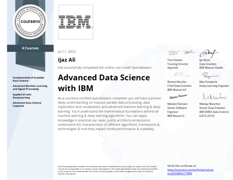 IA - IBM Spec | PDF