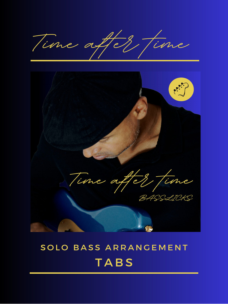 Time After Time Solo Bass Arrangement Ebook | PDF