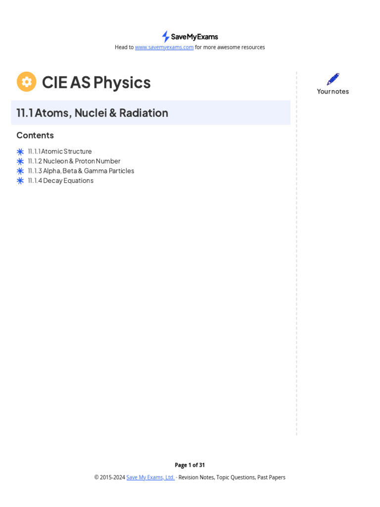 Nuclear Physics | PDF