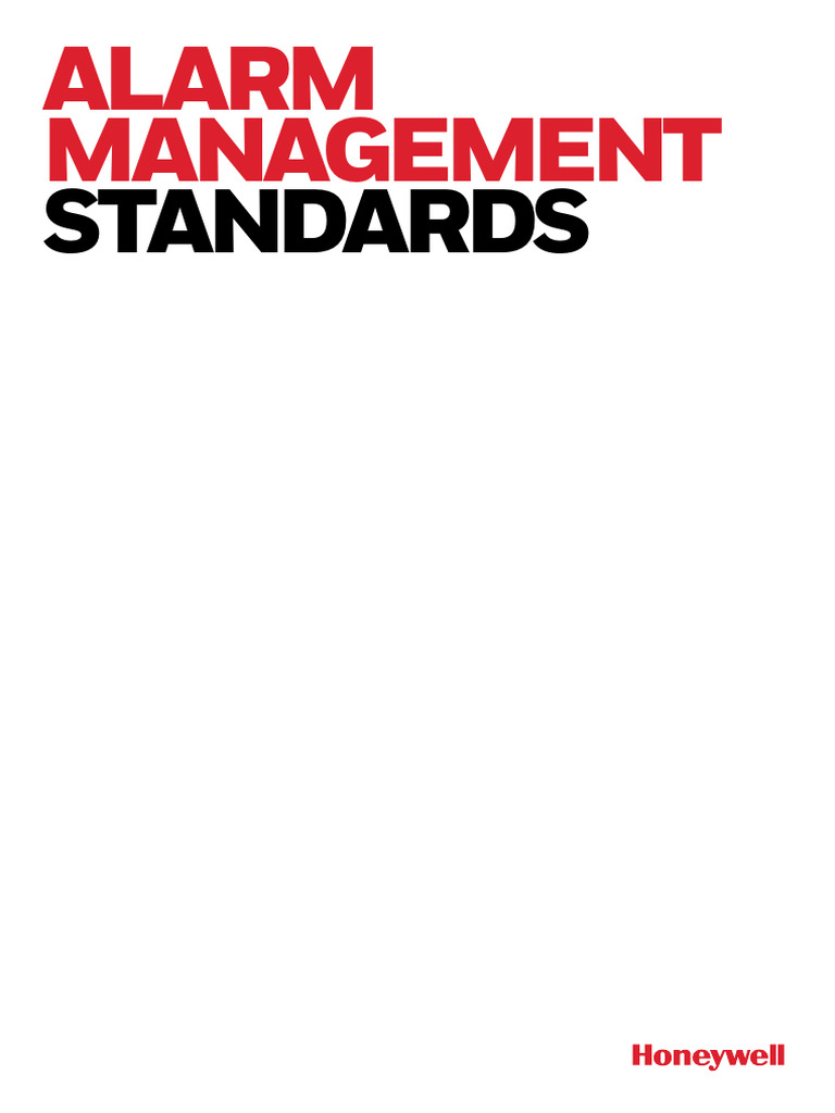 Honeywell Alarm Management Standards Whitepaper | PDF