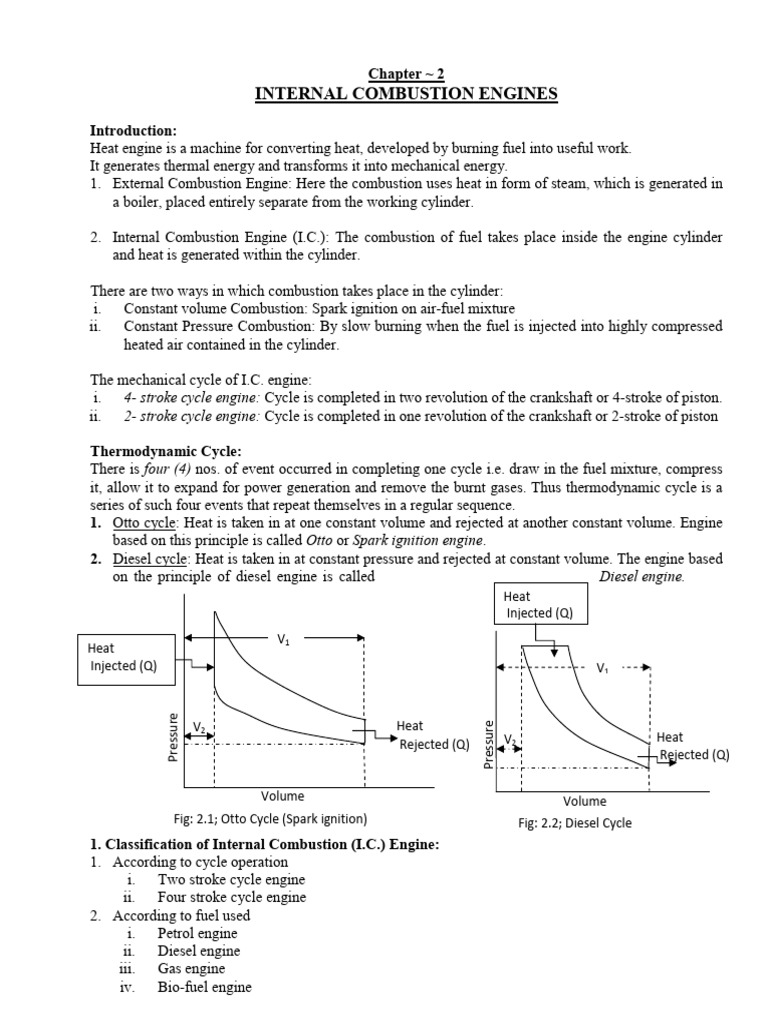 Internal Combustion Engine | PDF
