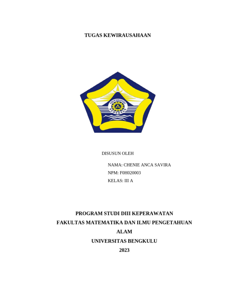 TUGAS KWU Chenie | PDF