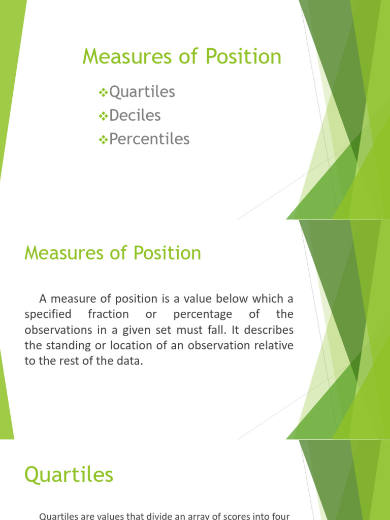 Measures of Position | PDF