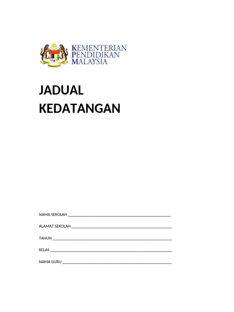 Buku Kedatangan | PDF