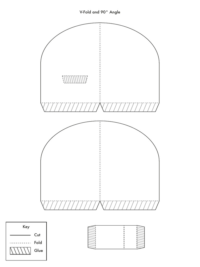 V-Fold 90 Degree Template | PDF