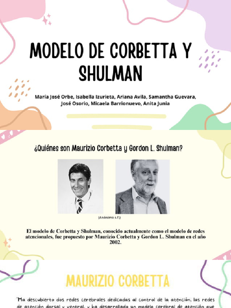 Modelo Corbetta y Shulman Es Muy Buena S 267243863 | PDF