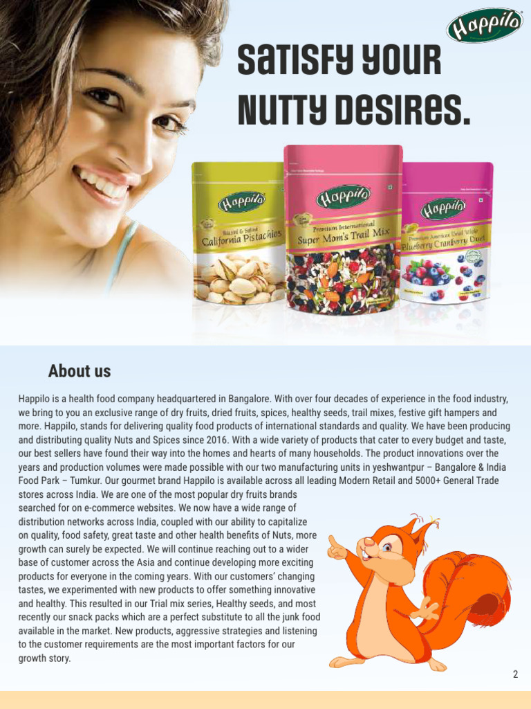Happilo Product Range Catalog | PDF