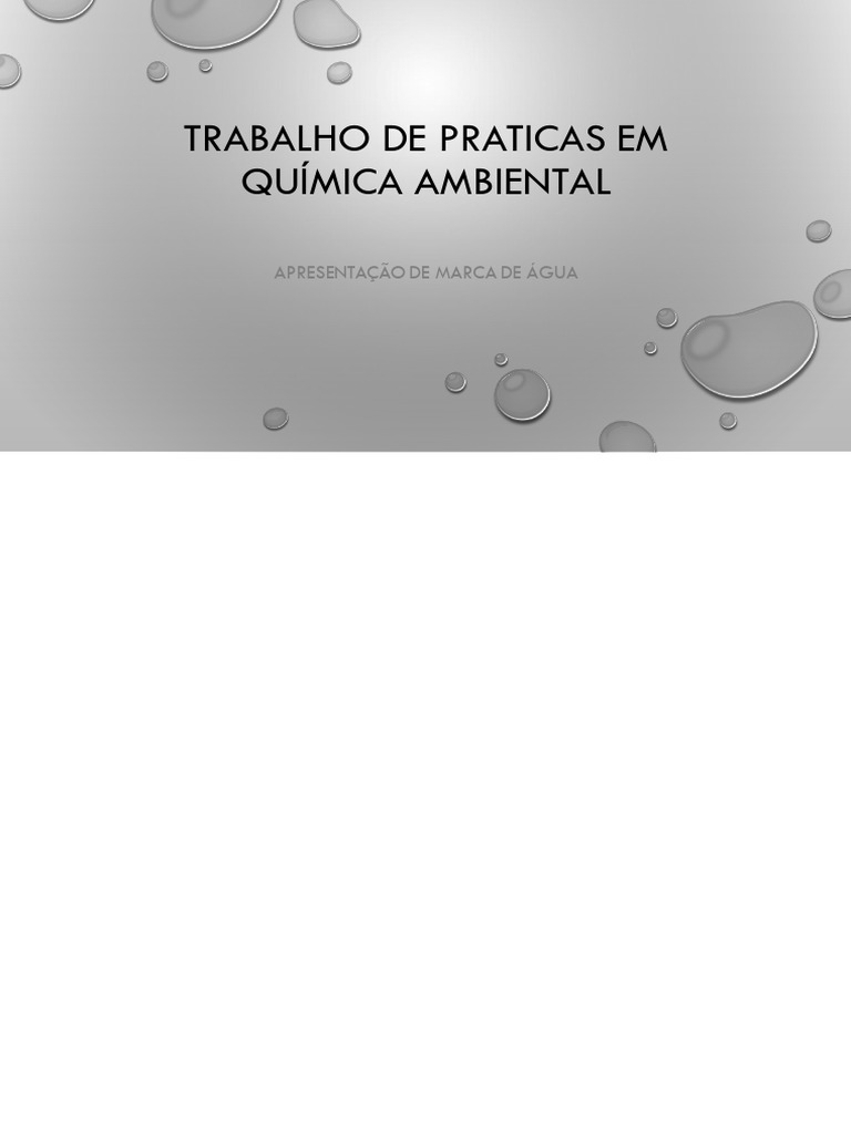 Apresentação Da Marca Da Água (Victor Hugo e Matheus Furlan | PDF