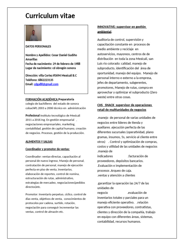 Curriculum Actual | PDF