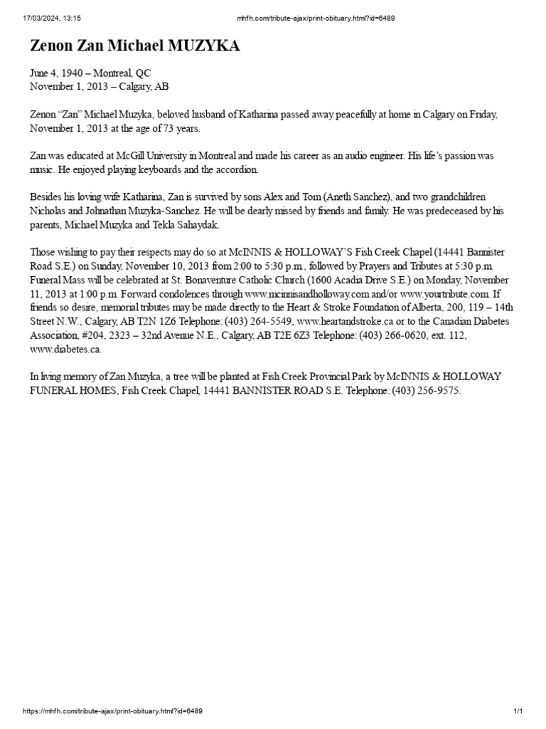 Zenon Zan Michael MUZYKA | PDF