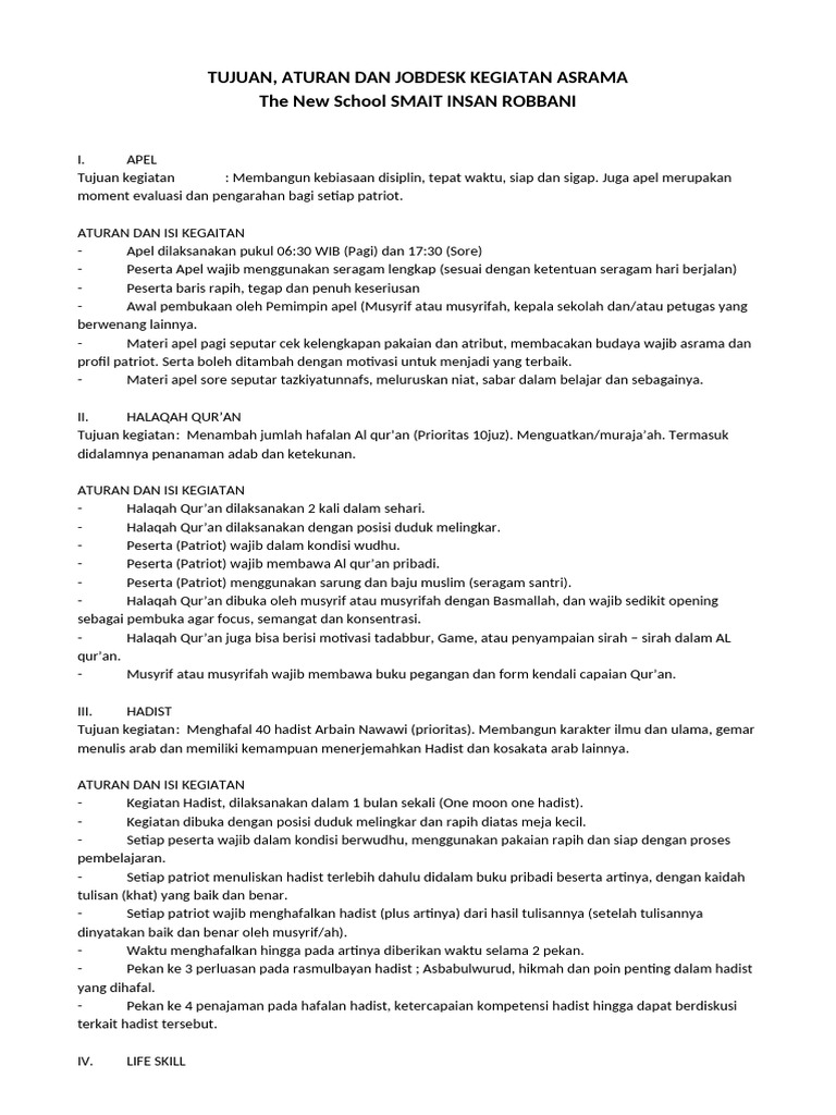 Aturan The New | PDF