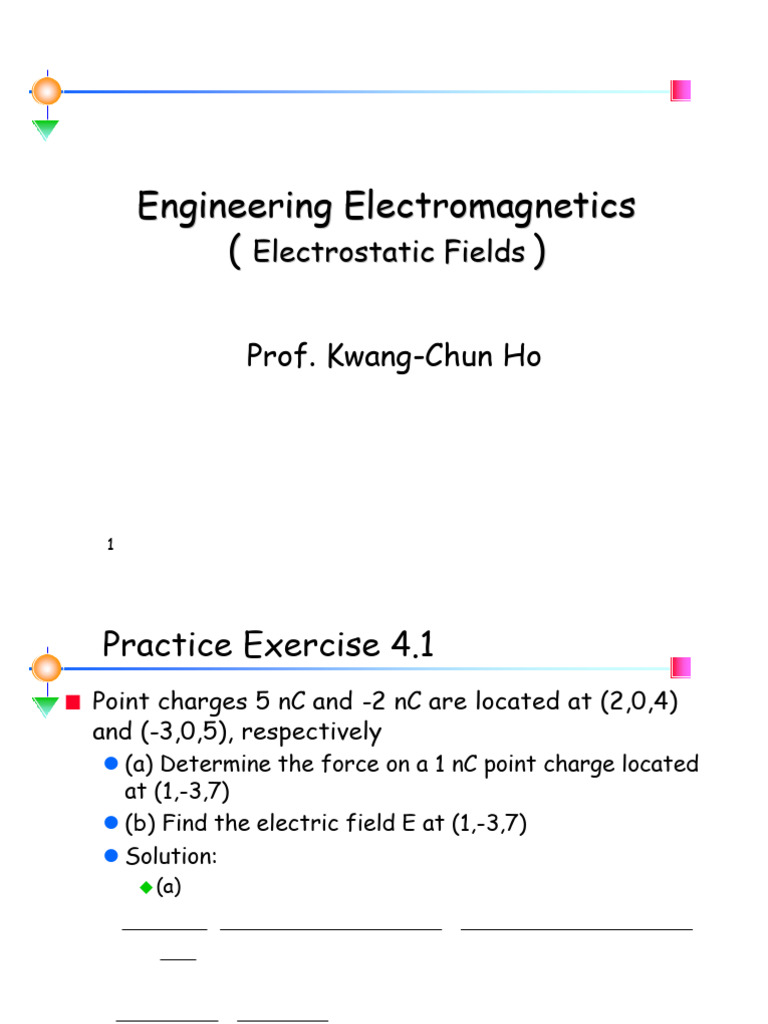 Chap4 ELECTROSTATICS | PDF | Physical Sciences | Geometry
