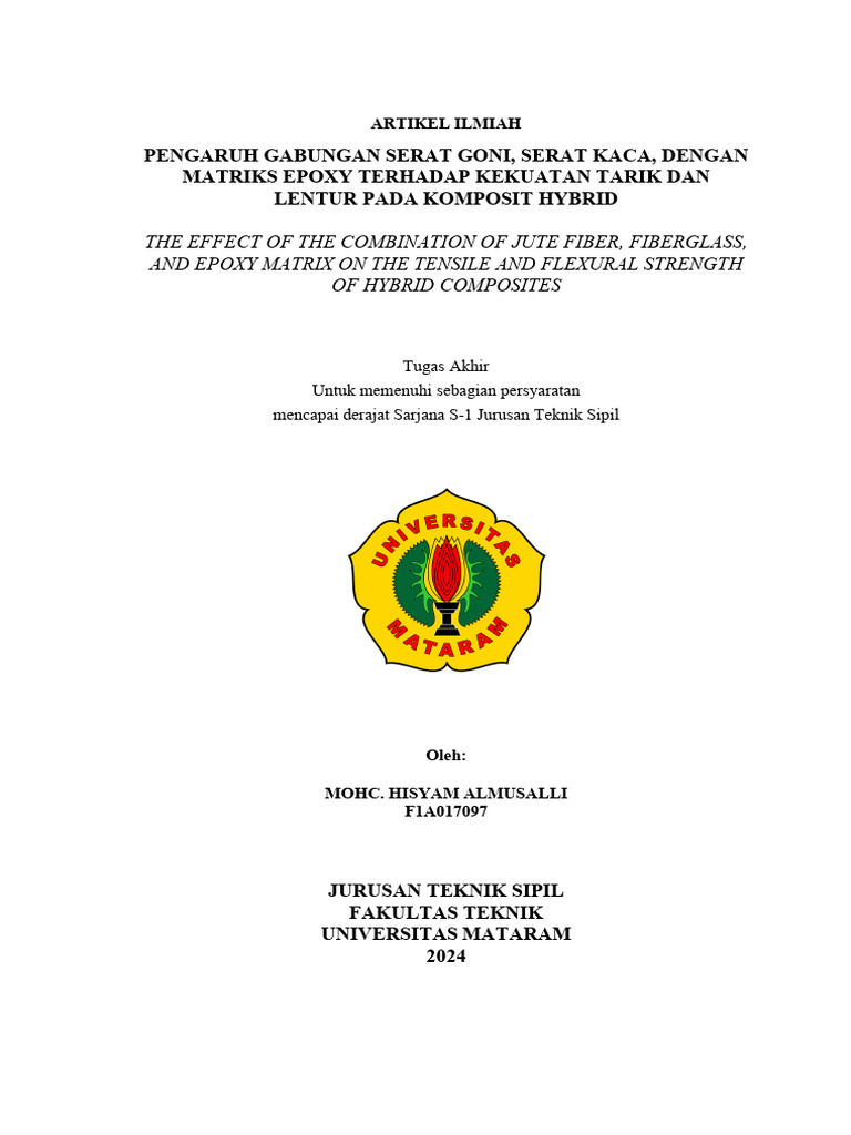 F1A017097-Moch. Hisyam Almusalli-Artikel | PDF