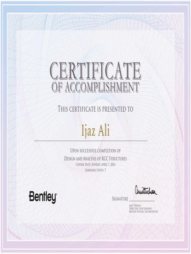 RCC Certificate | PDF