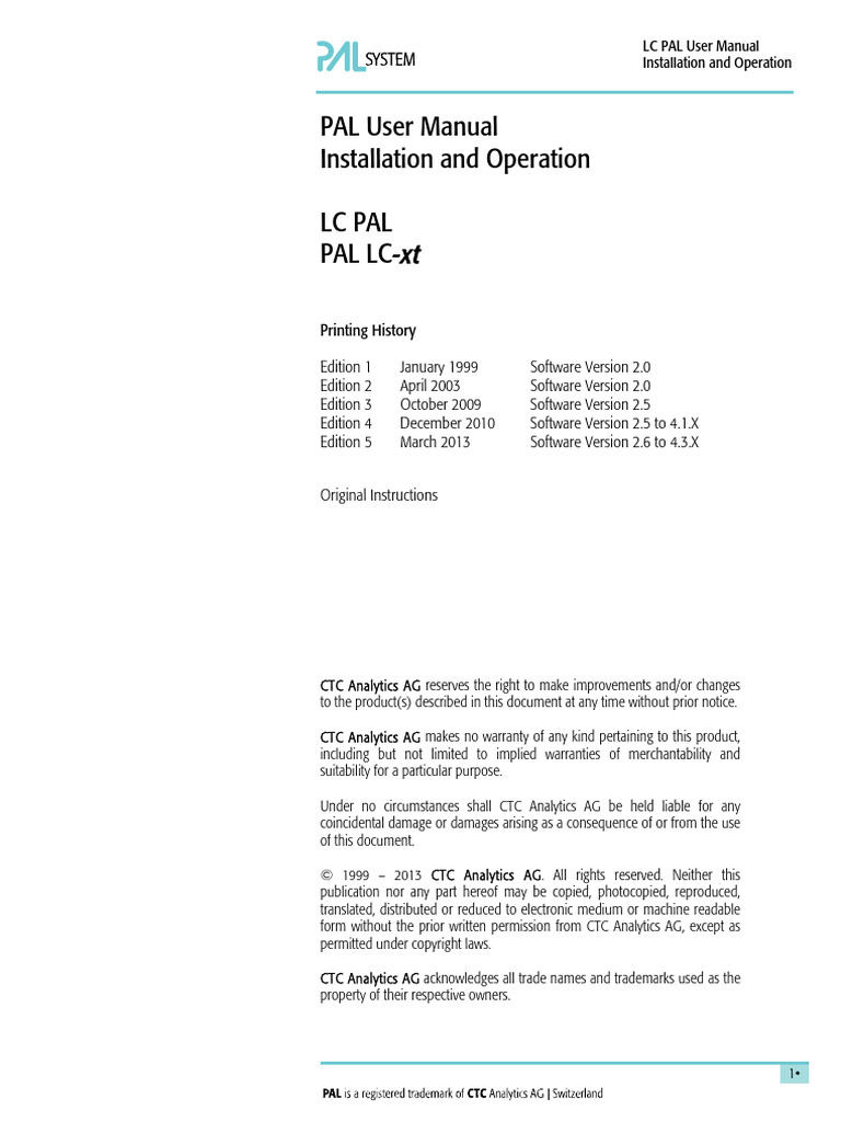 LC PAL Manual Edition05 | PDF
